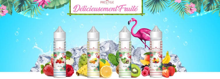 E Liquide 50 ml Coton Fruit du dragon Fruits rouges Prestige