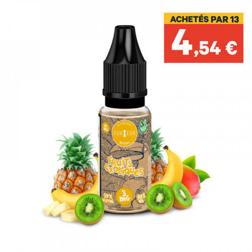 E liquide Fruits Exotiques Natural 10 ml - CURIEUX