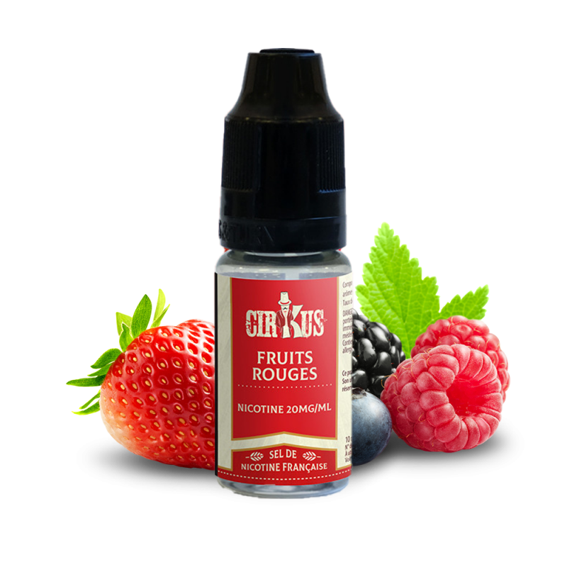E liquide Sel de nicotine Fruits Rouges CIRKUS | Cigusto