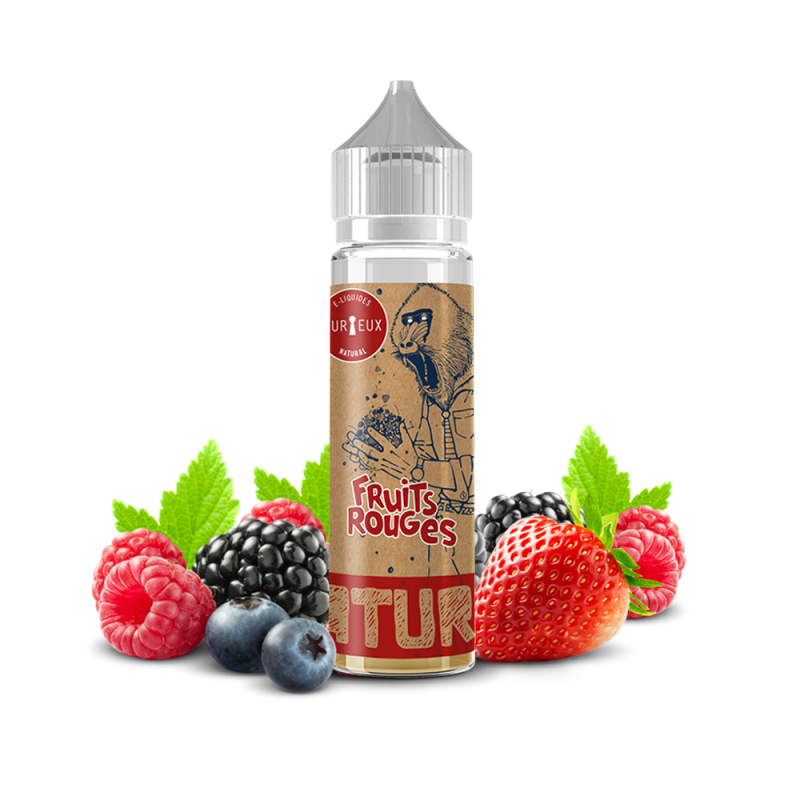E liquide Fruits Rouges Natural 50 ml - CURIEUX|CIGUSTO