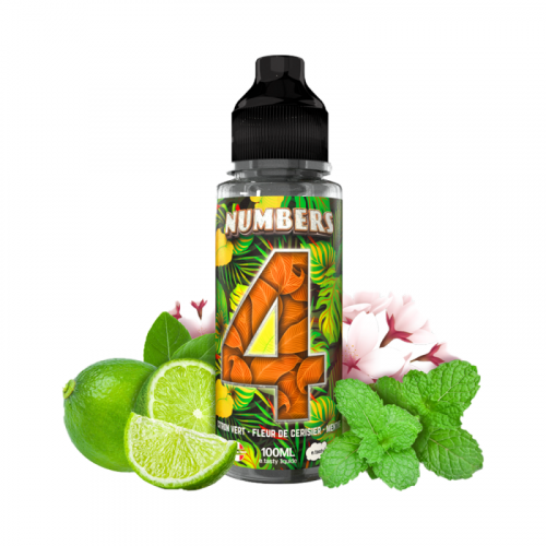 E-liquide Numbers 4 E-tasty en flacon de 100 ml, e-liquide fruité ...
