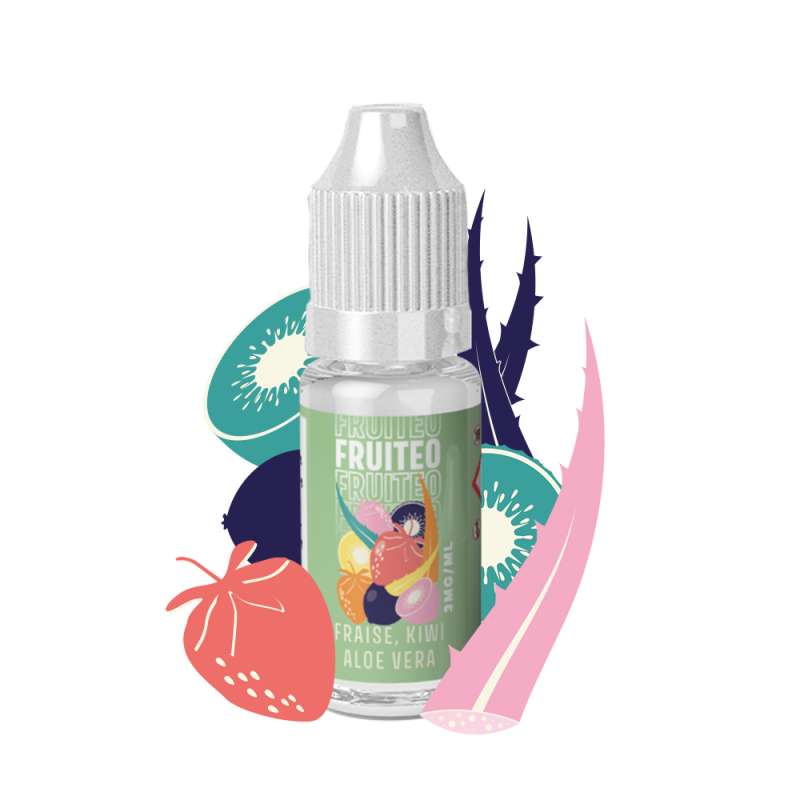 Eliquide Fraise Kiwi Aloe Vera 10ml Fruiteo | Cigusto